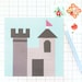 Castle Princess Quilt Block PDF Pattern Includes | Etsy