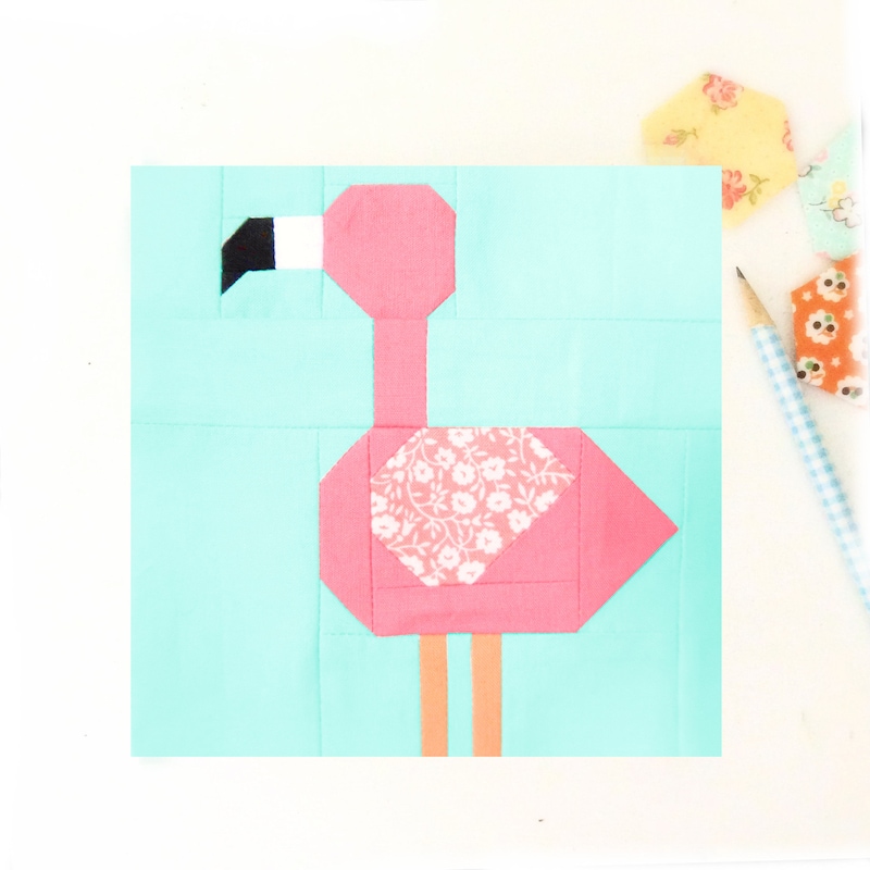 Flamingo Quilt Pattern - Etsy