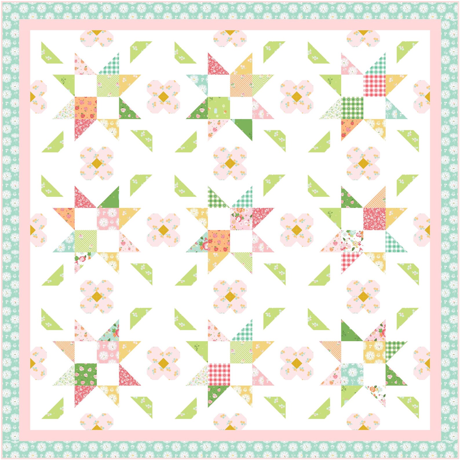 Chasing Fireflies Quilt Pattern - Featuring Summer Skies and Fireflies ...