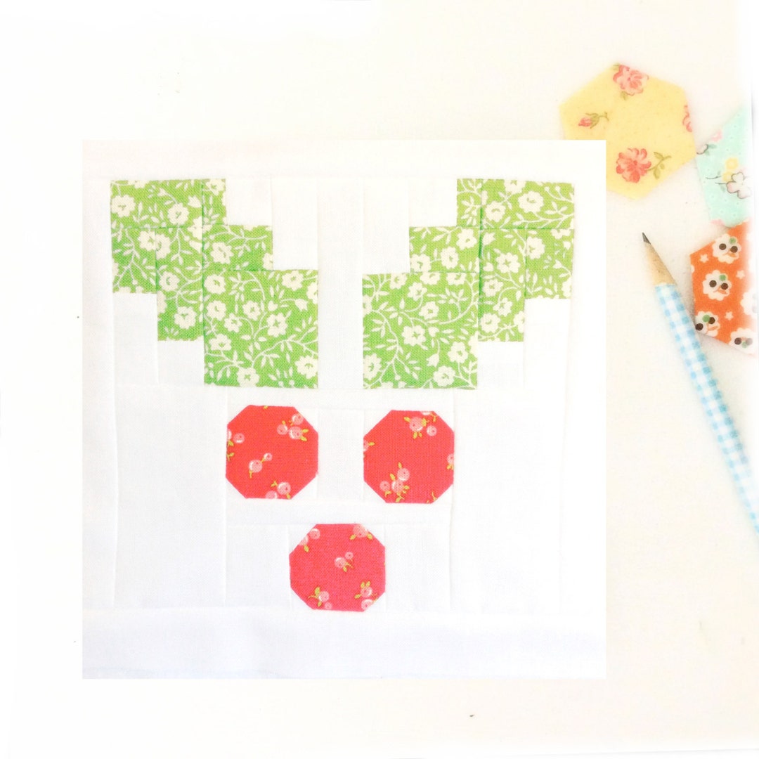 Holly Jolly Quilt Block Christmas Pattern Includes Instructions for 6 ...