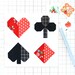 Set of 3 Game Night Quilt Block Patterns: Game Pieces, Ace of Spades ...