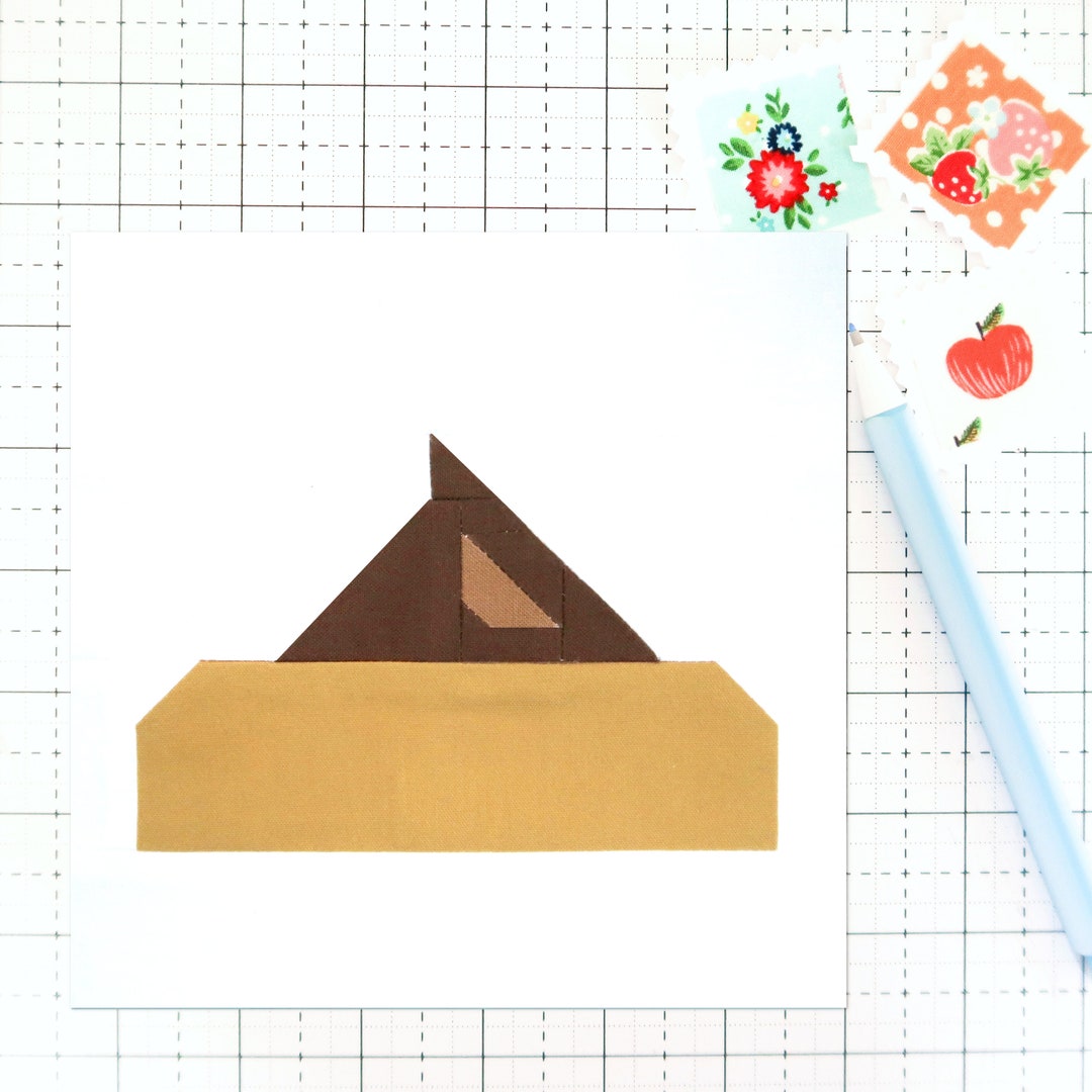 Chocolate Peanut Butter Christmas Cookie Quilt Block PDF Pattern ...