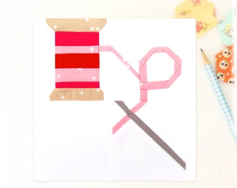 Sew Bloomy Quilt Block PDF Pattern - Etsy Ireland