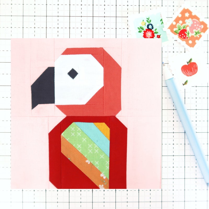 Parrot Quilt Pattern - Etsy