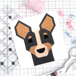 Miniature Pinscher Min Pin Dog Puppy Quilt Block PDF Pattern -includes ...