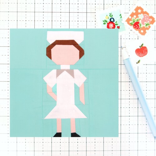 Nurse Quilt Block PDF Pattern Includes Instructions for 6 - Etsy