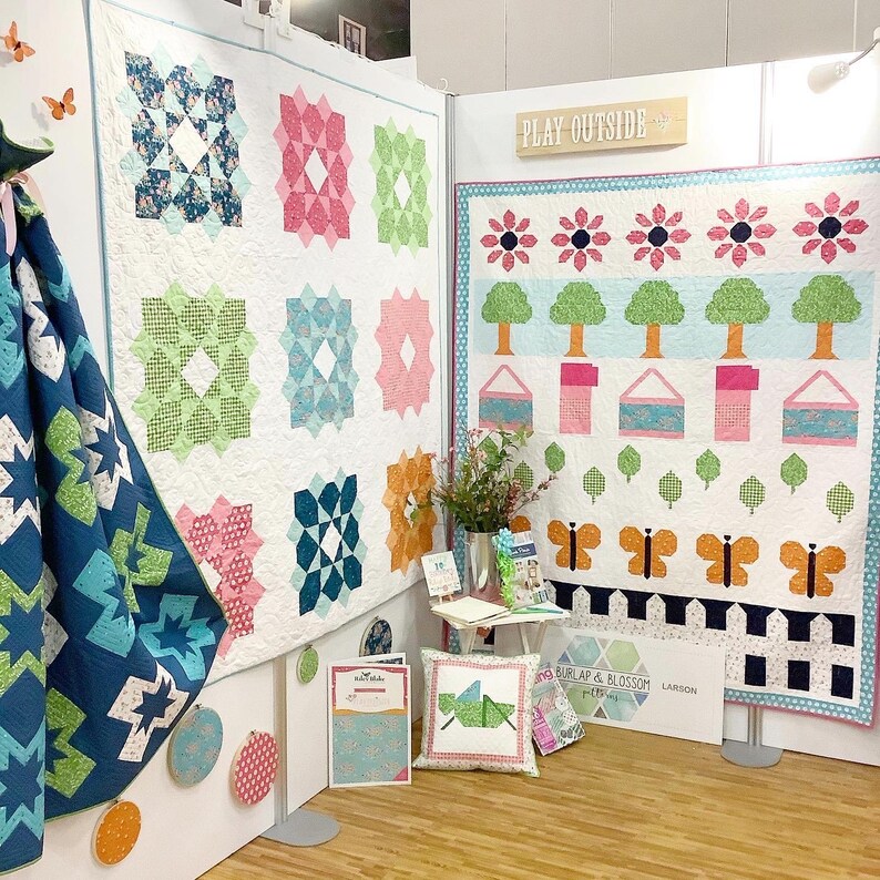 Four Leaf Clover Quilt Pattern by Gracey Larson: Play Outside - Etsy