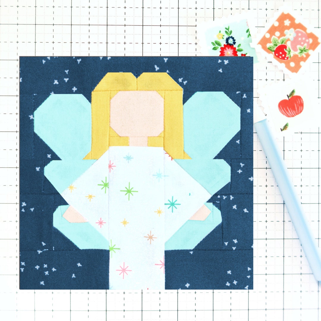 Quilt Block PDF Pattern - Angel Christmas Nativity - Includes ...