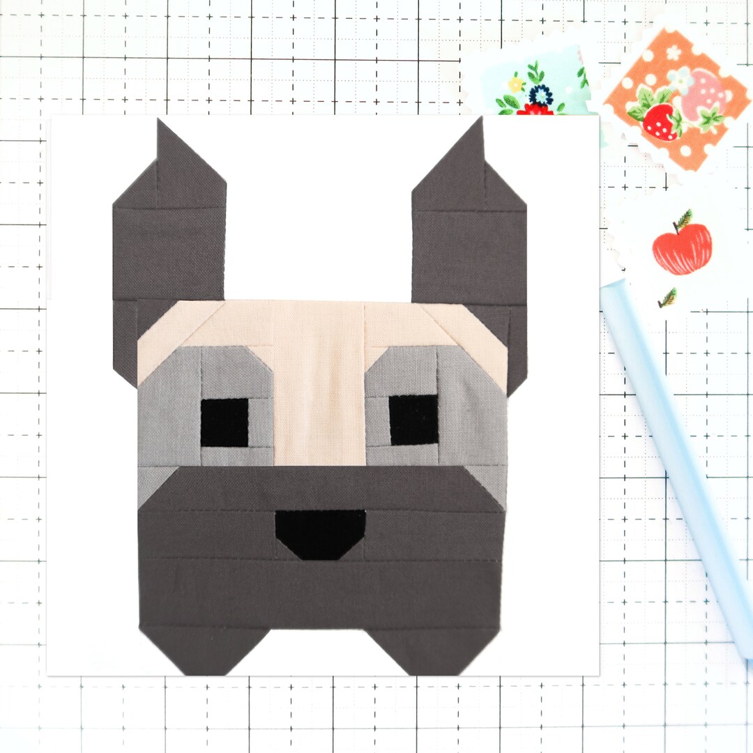 Great Dane Dog Puppy Quilt Block PDF Pattern - Includes Instructions ...