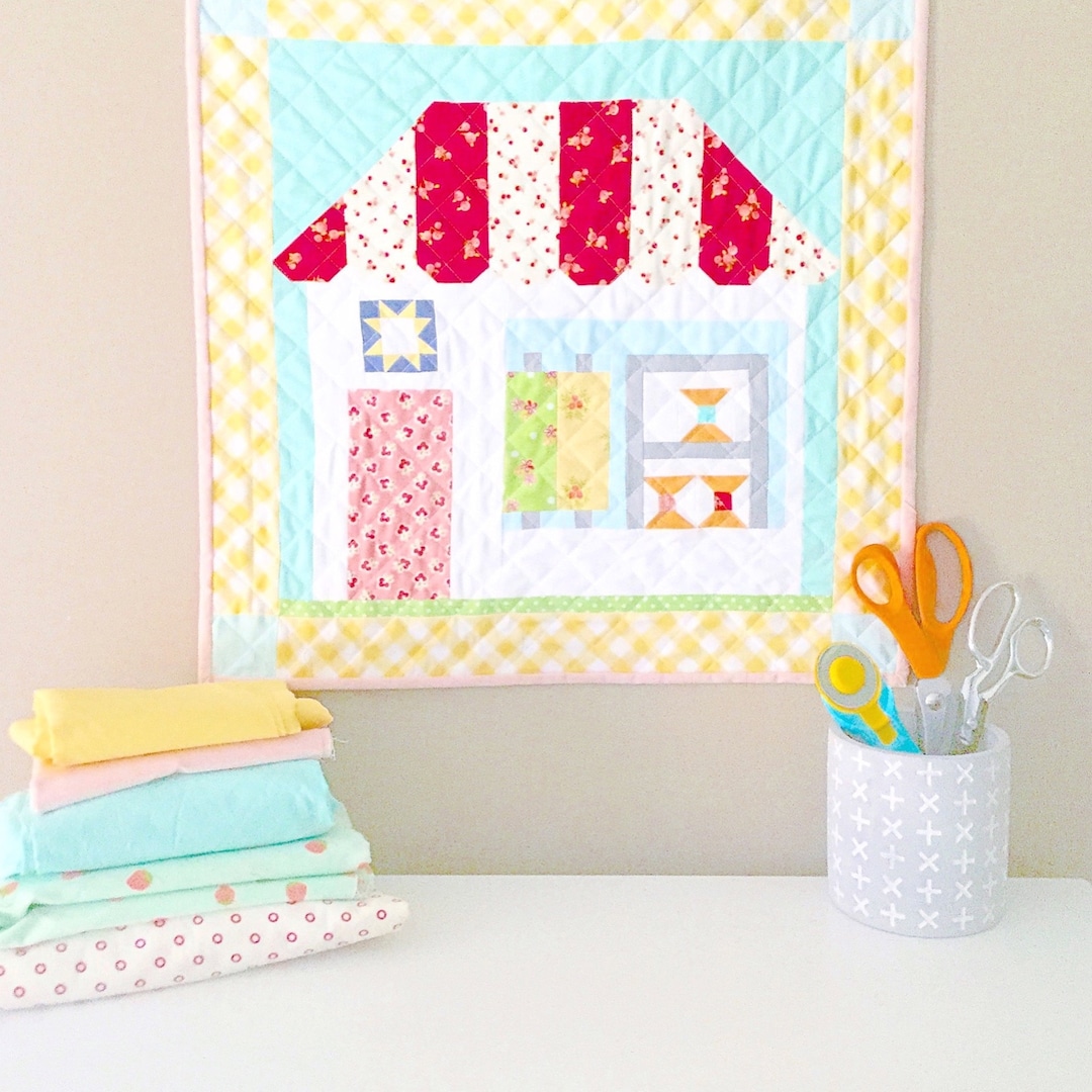 Local Quilt Shop PDF Quilt Block Pattern - Includes Instructions for a ...