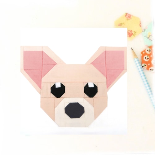 Boxer Dog Puppy Quilt Block PDF Pattern Includes - Etsy