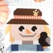 Scarecrow Face Quilt Block Pattern Fall Autumn Crow PDF - Makes 6 Inch ...