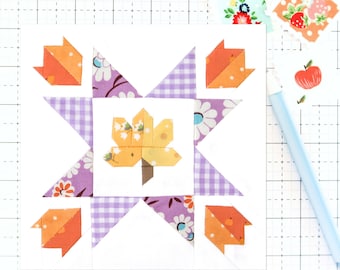 Maple Leaf Quilt Block - Etsy