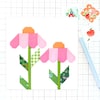 Pansy Flower Spring Garden Quilt Block Pattern PDF Includes ...