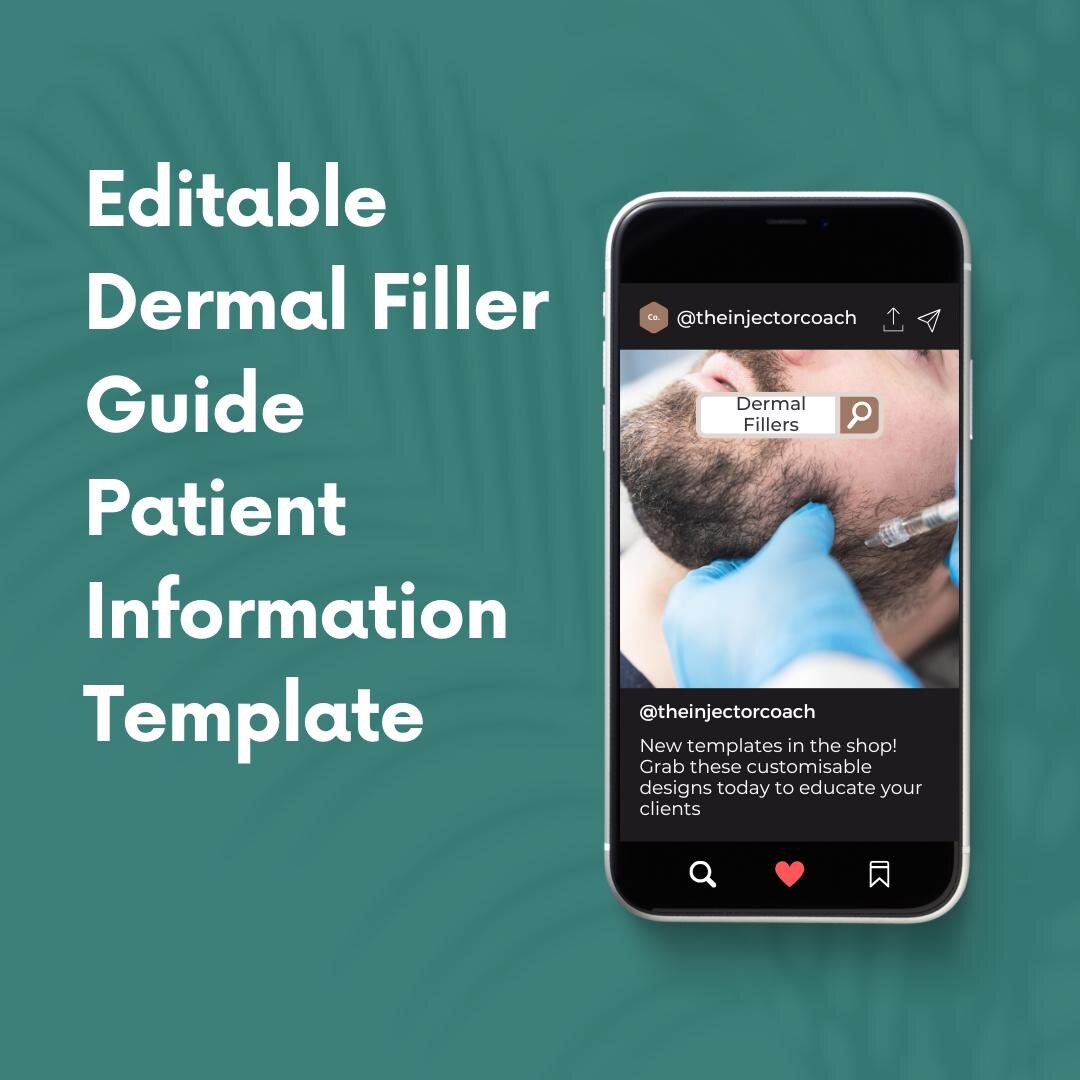 Editable Dermal Filler Guide Patient Information Template Aesthetic ...