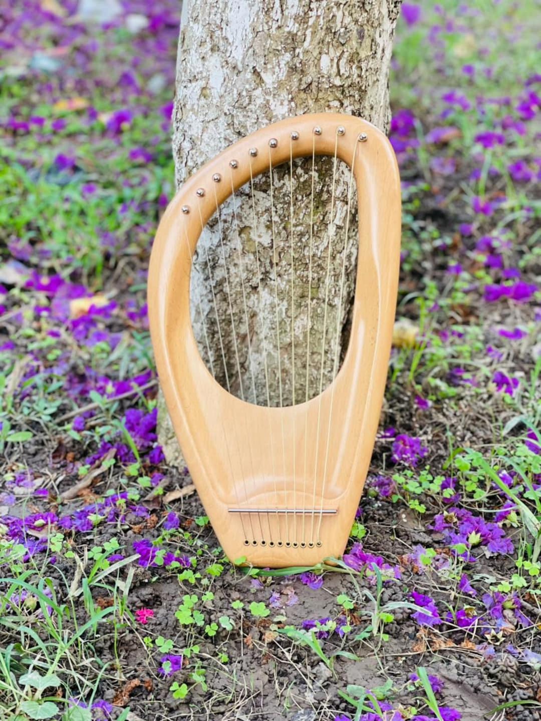Beechwood 10 String Lyre Harp Pentatonic Design Premium Quality Lyre ...