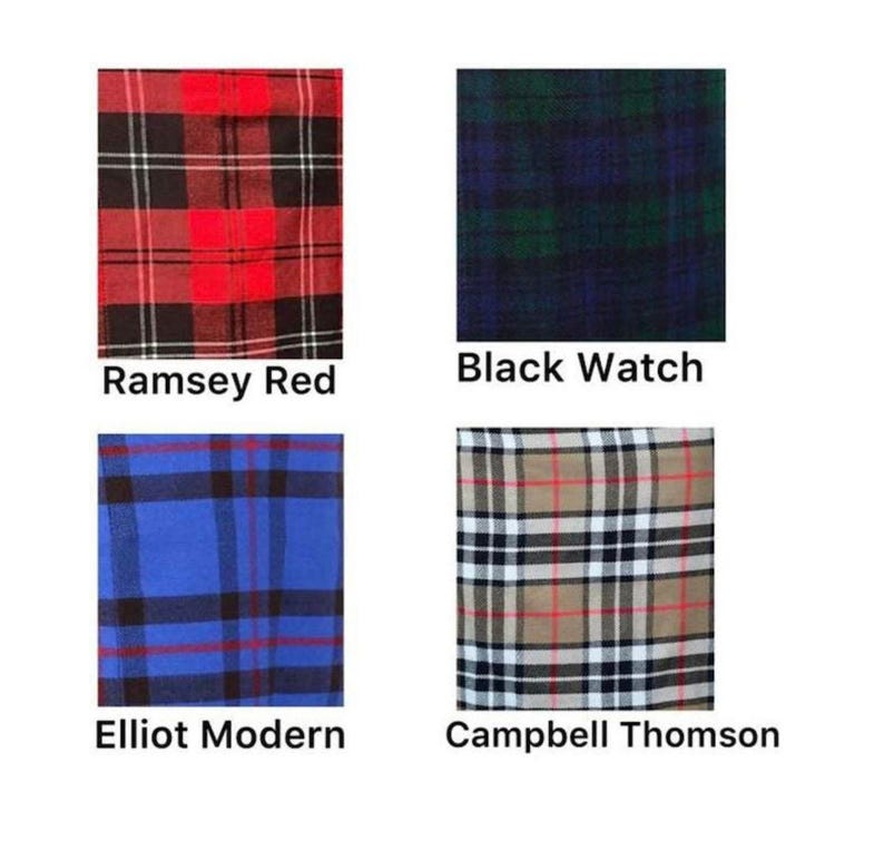 Scottish Tartan Kilt Flashes Traditional Kilt Hose Socks Garters Metal ...