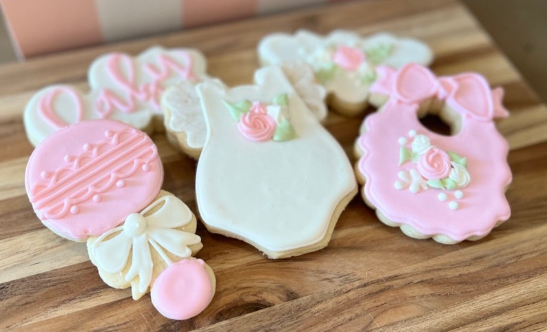Baby Cookie, Baby Shower Cookies, Sugar Cookies, Baby Girl Cookies ...