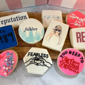 Swiftie Sugar Cookies: TS Birthday Cookie Gift Set - Etsy