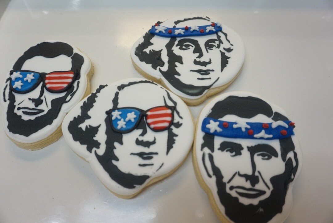 4th of July Cookies, Patriotic Presidents, Patriotic Cookies, Sugar ...