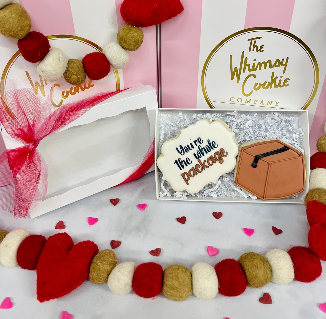 Valentine Cookies You're the Whole Pkg Sugar Cookies, Decorated Cookies ...
