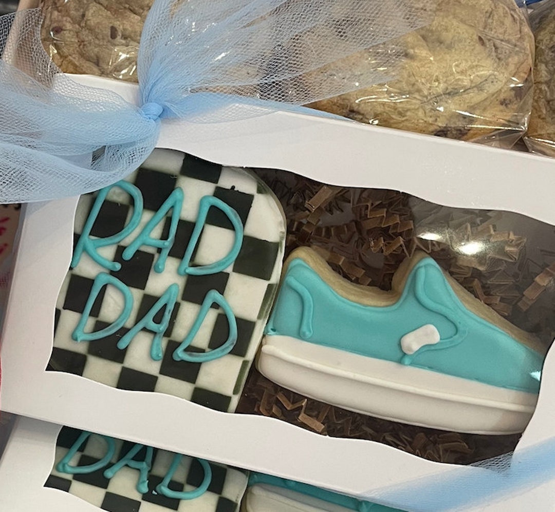 Father's Day Cookies, Rad Dad, Sugar Cookies, Decorated Cookies, Gift ...