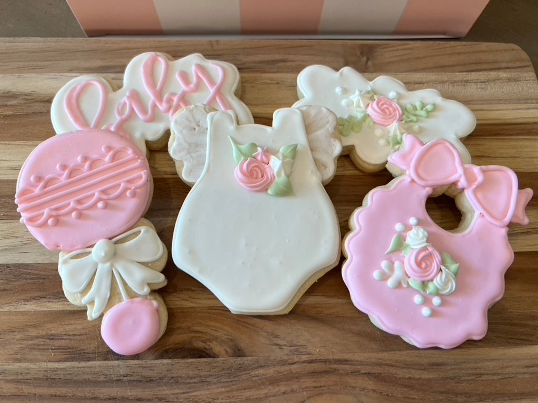 Baby Cookie, Baby Shower Cookies, Sugar Cookies, Baby Girl Cookies ...