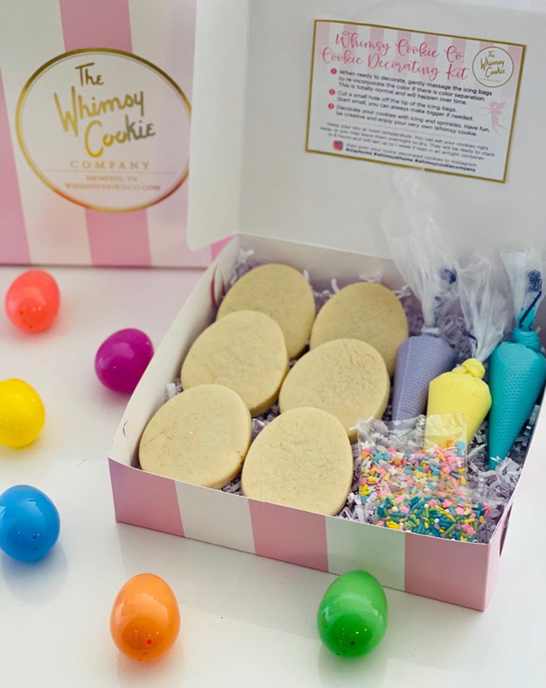 Easter Cookies, Decorating Cookie Kit, Sugar Cookies, Cookie Kit, DIY ...