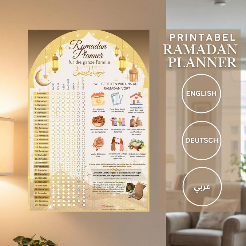 Ramadan Poster 2026 - Etsy