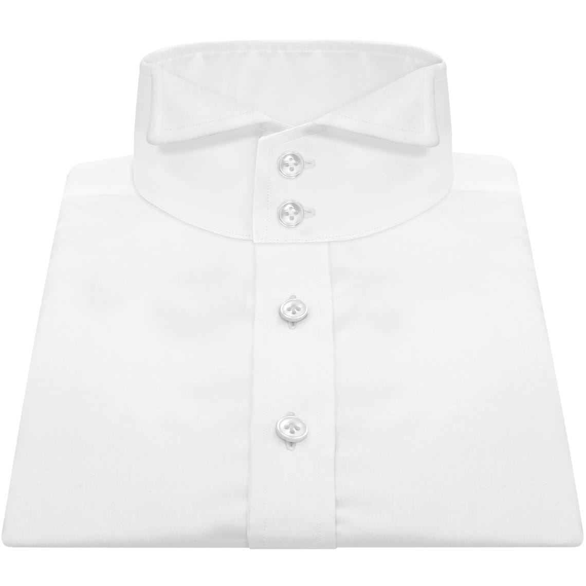 Men's Black Tie Events Tuxedo Dress Shirt High Wing Tip Sharp Collar ...