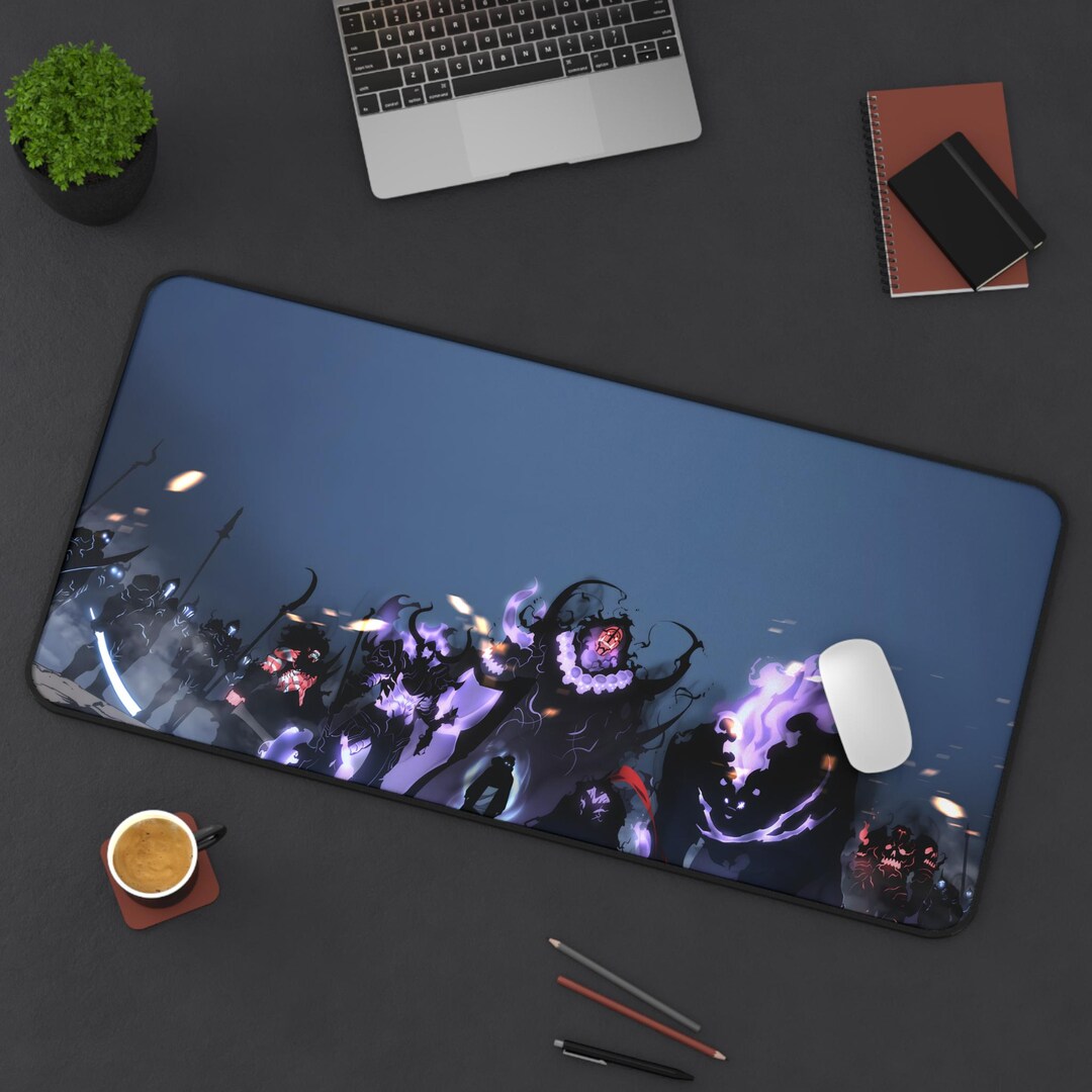 Solo Leveling Desk Mat | Anime Gaming Extended Mouse Pad - Etsy