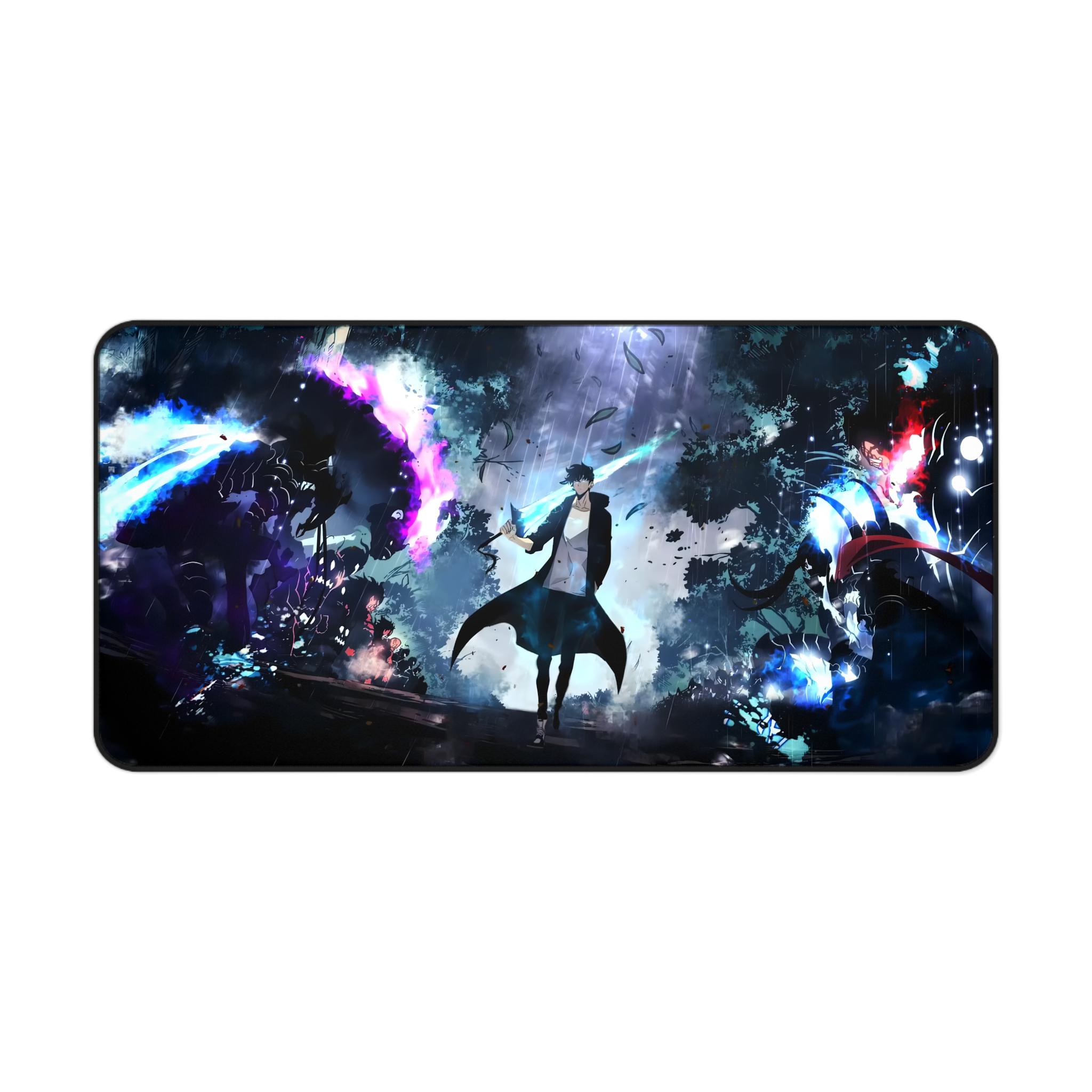 Solo Leveling Desk Mat: Anime Gaming Decor, Dark Fantasy Design - Etsy