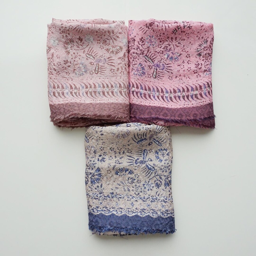 Stamped Batik Lokcan Handmade Fabric Viscose Antique Cirebon Ethnic ...