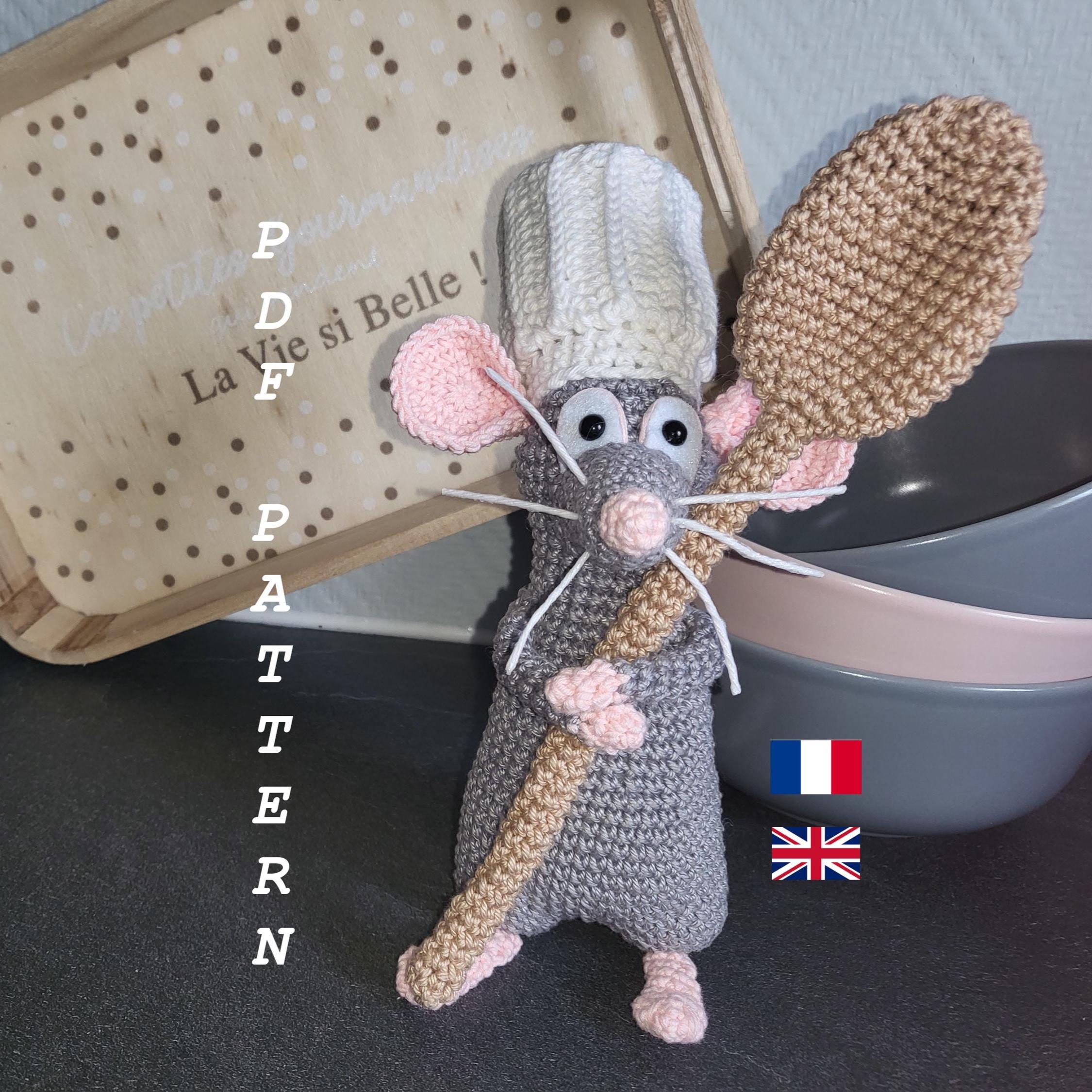 Remy From Ratatouille Crochet Shoulder Plush (pattern) - Etsy