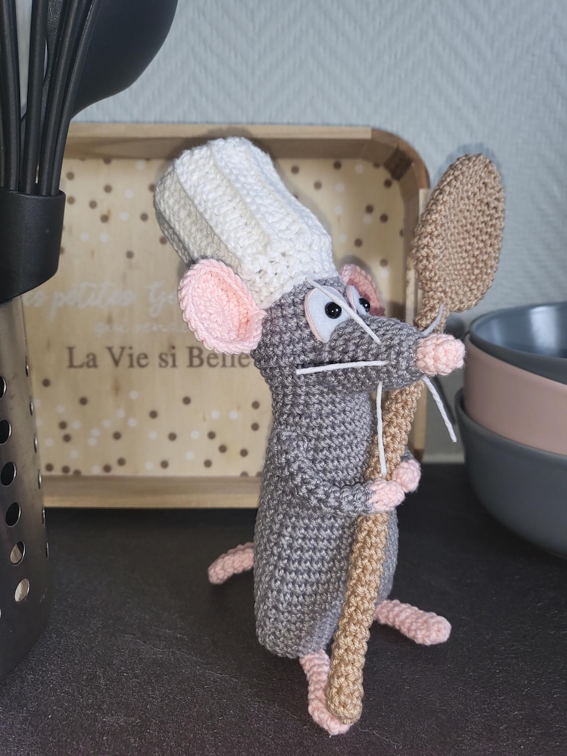 Remy From Ratatouille Crochet Shoulder Plush (pattern) - Etsy