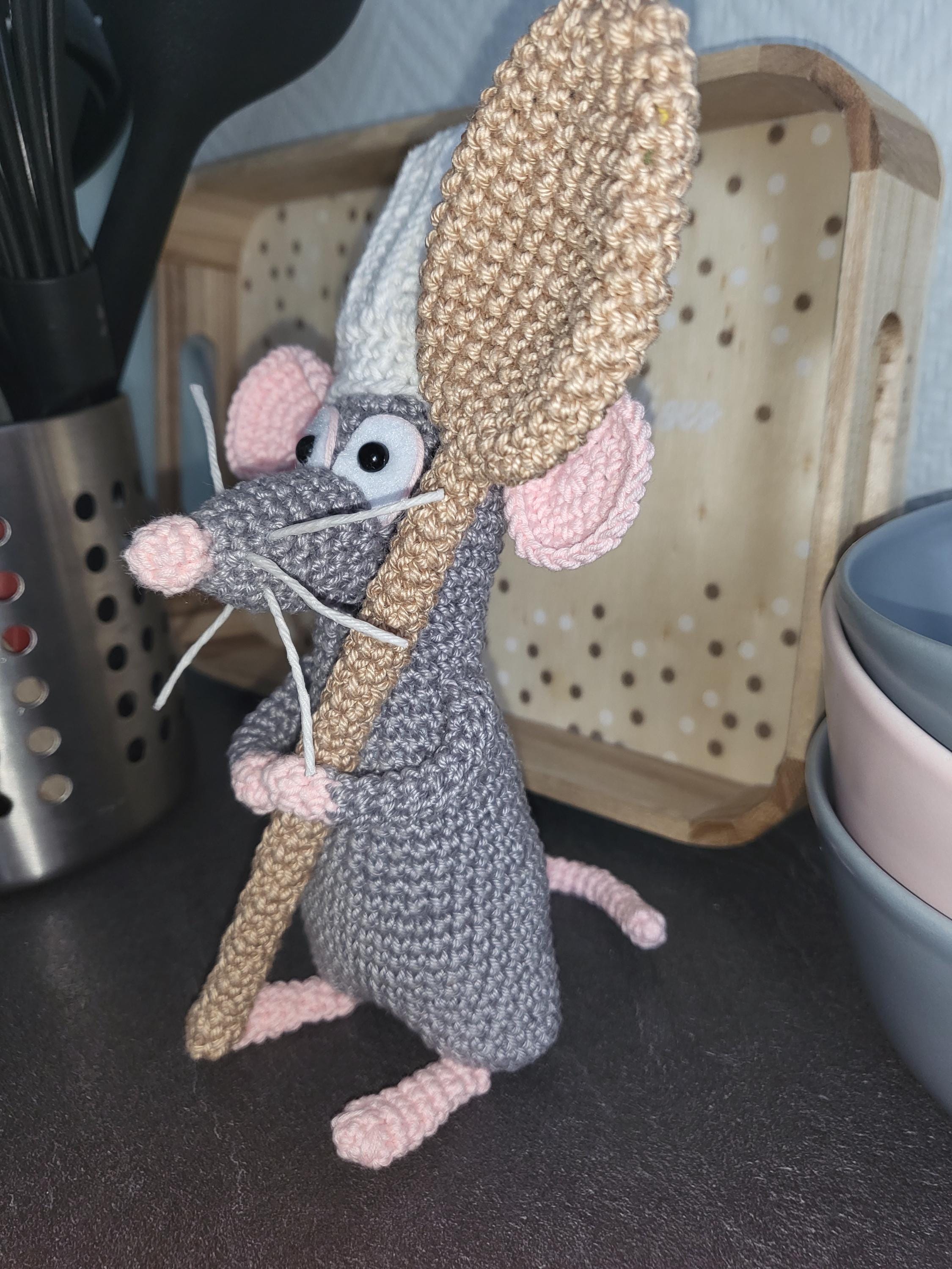 Remy From Ratatouille Crochet Shoulder Plush (pattern) - Etsy