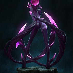 Evelynn Statue | League of Legends Resin Figure ~30 Cm | 3D Print Game ...