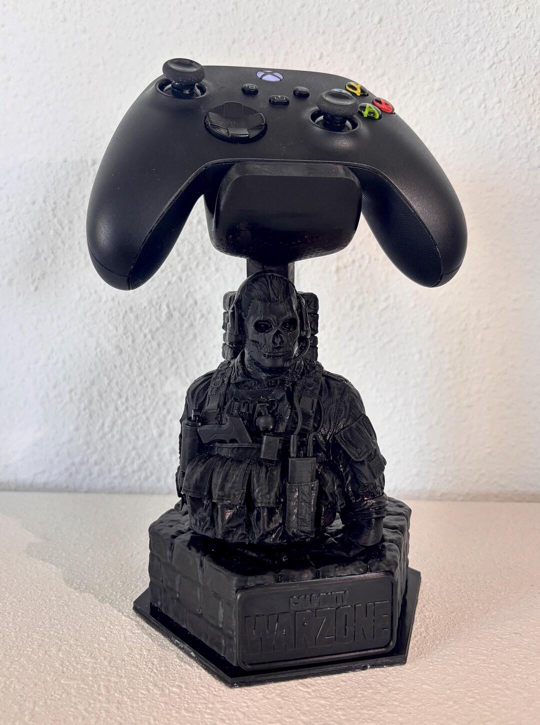 Simon ‘GHOST’ Riley COD Controller Stand 8K Black Resin Highly Detailed ...