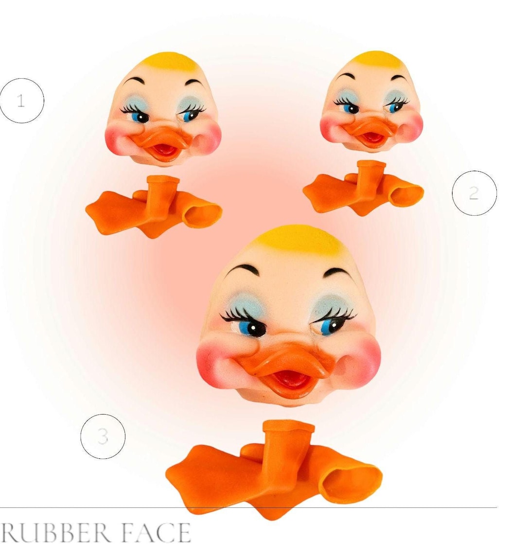 Vintage Rubber Duck Face and Feet Mold: DIY Animal Making - Etsy