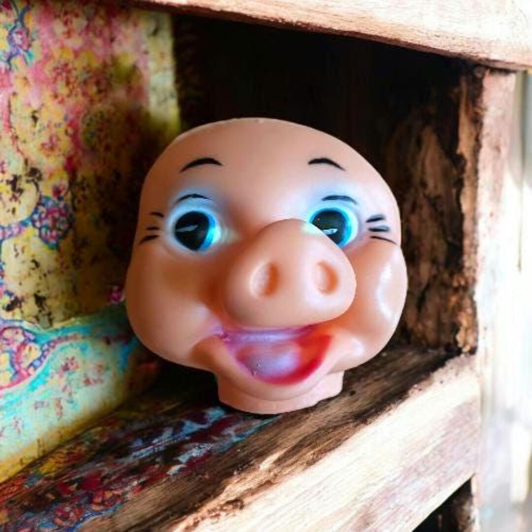 Vintage Rushton Rubber Face Pig: Animal Toy Making Mold - Etsy
