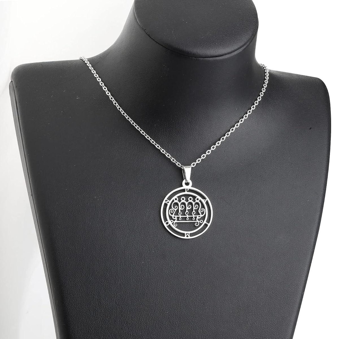 Paimon Sigil Necklace, Sigil of Paimon Pendant, King Paimon Goetia ...