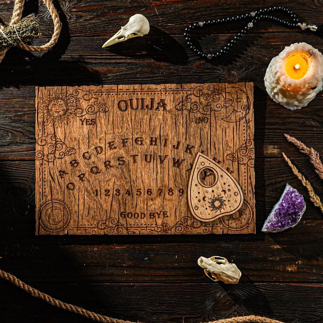 Talking Spirit Board, Divination Set, Ouija Board With Planchette ...