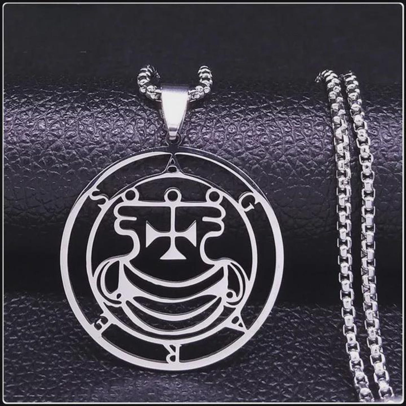 Sigil of Agares Necklace, Agares Sigil Pendant, Agares Goetia Demon ...