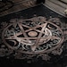 Pentacle Altar Cloth, Occult Altar Cloth, Witch Altar Decor, Occult ...