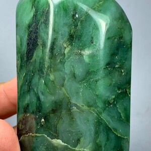Polished Nephrite Jade Freeform | High-quality Green Jade Mineral From ...