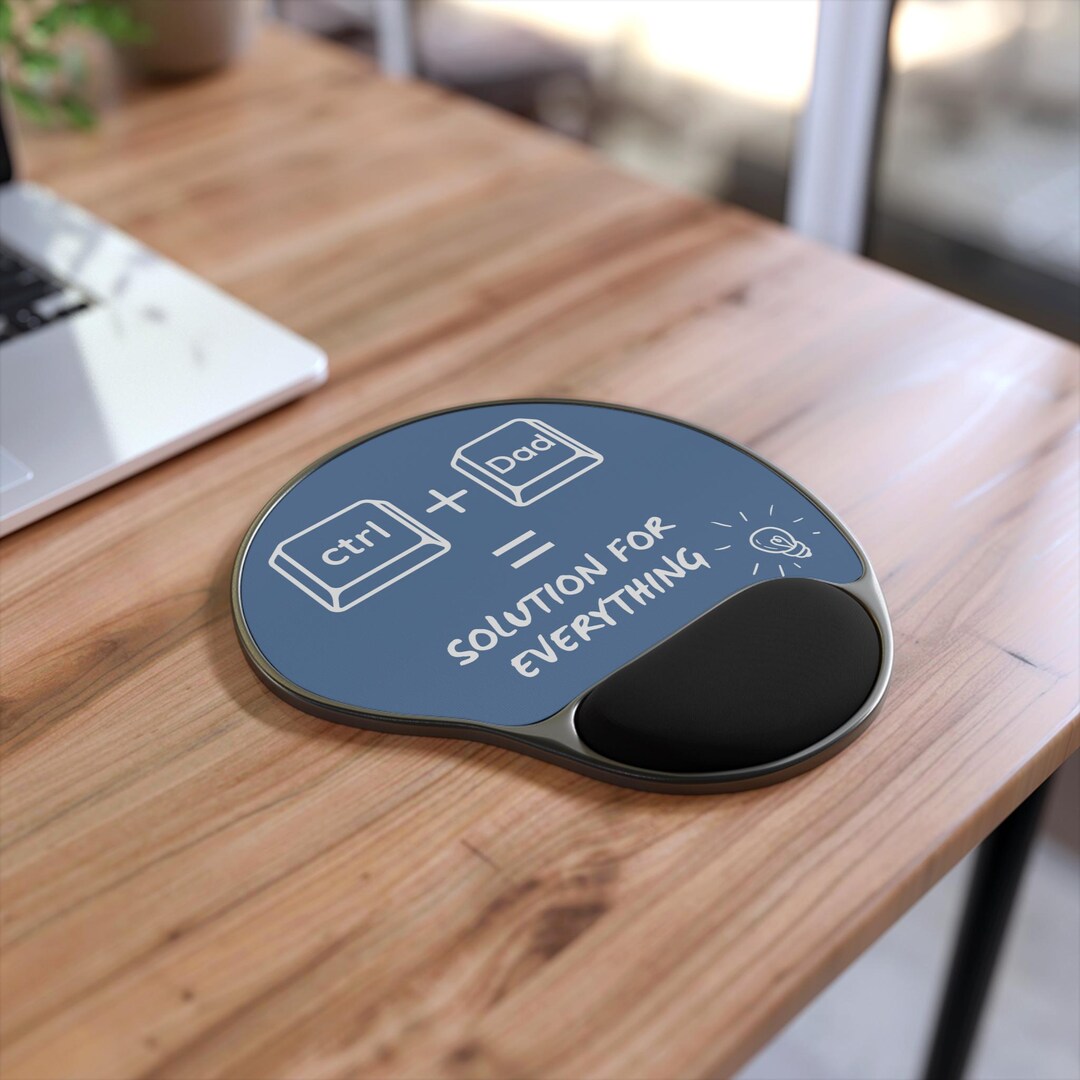 Dad's Control Mouse Pad With Wrist Rest - Perfect Gift for Father's Day ...