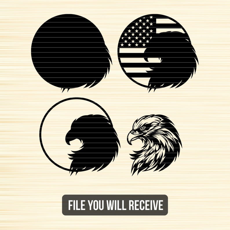3D Layered Eagle With USA Flag SVG, Patriotic American Flag Laser Cut ...