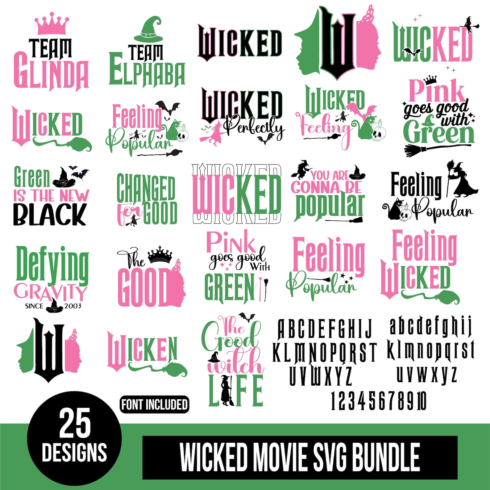 Wicked Movie Svg Png Bundle, I Have Been Wicked Change for Good Svg ...
