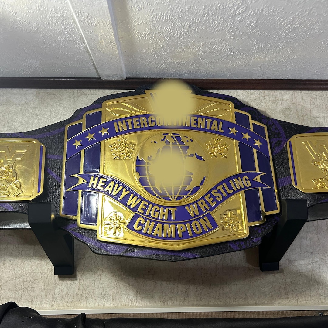 Belt Wall Display | 3D Printed Hangers for Wrestling Belts | Gifts for ...