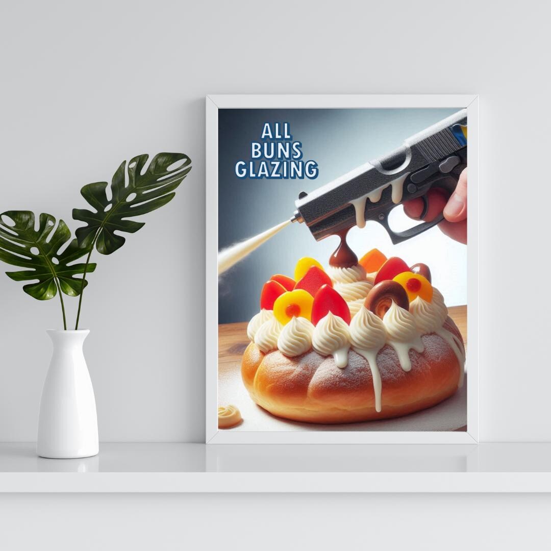 Food Art - Cake Print - Food Print - Food Poster - Food Art Gift - Cake ...
